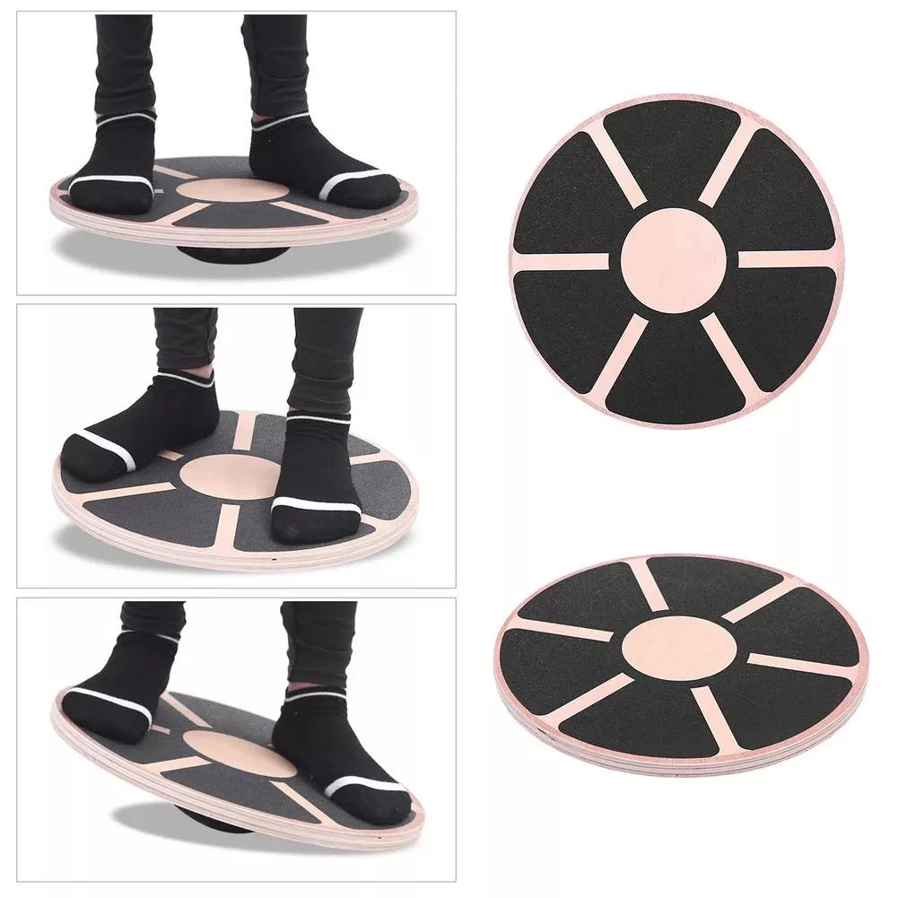 Disco freeman balance y estabilidad de madera 40 cm| Inaltum Fitness